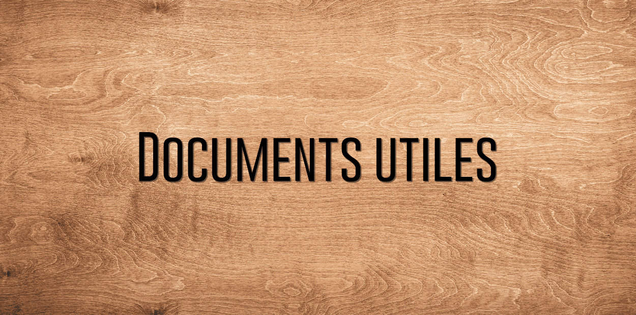 Documents utiles
